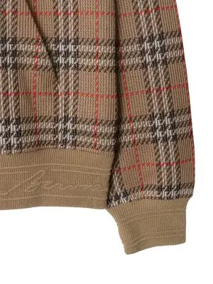 Burberry Vintage Check Zip-up Hoodie - Brown