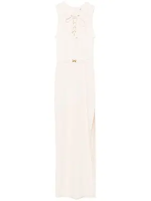 Elisabetta Franchi Neutral Colored Dresses