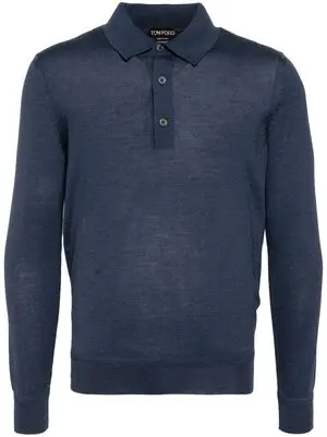 TOM FORD Long-sleeved Polo Shirt