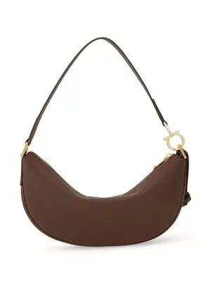 FERRAGAMO Zip Shoulder Bag - Brown