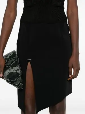 MUGLER Pierced Midi Skirt