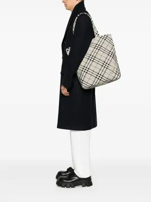 Burberry Equestrian Knight Embroidered Tote Bag