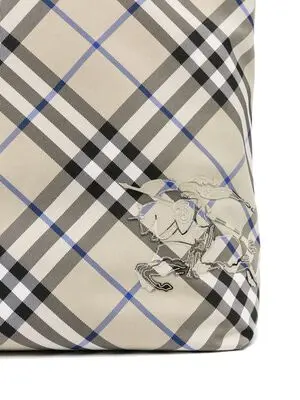 Burberry Equestrian Knight Embroidered Tote Bag