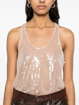 Giuseppe Di Morabito Sequin Embellished Tank Top