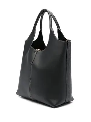 TOD'S Leather Tote Bag - Black