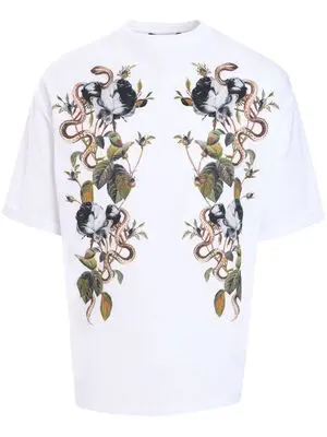 Roberto Cavalli Elements Foulard T-shirt