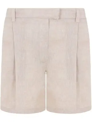 Brunello Cucinelli Linen Shorts - Neutrals