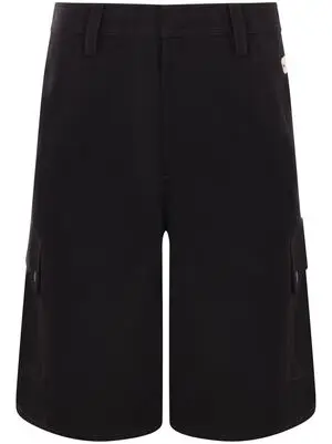 Off-White Logo Embroidered Cargo Shorts