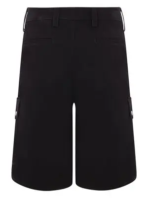 Off-White Logo Embroidered Cargo Shorts
