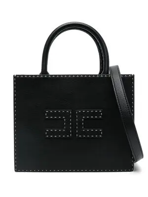 Elisabetta Franchi Small Tote Bag - Black