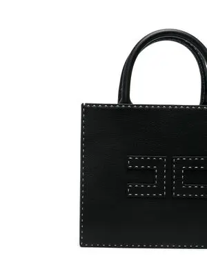 Elisabetta Franchi Small Tote Bag - Black