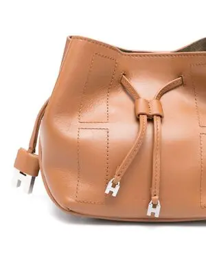 Hogan Mini Hocket Bucket Bag - Brown