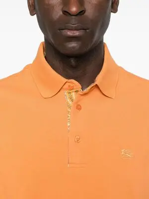 Etro Piqué-weave Polo Shirt