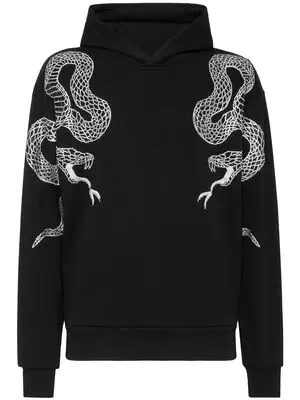 Philipp Plein Crystal-snake Hoodie