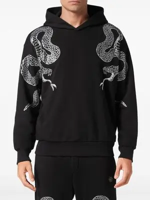Philipp Plein Crystal-snake Hoodie
