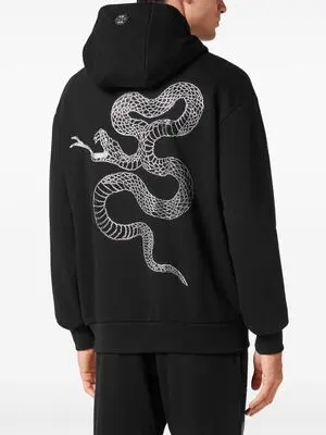 Philipp Plein Crystal-snake Hoodie