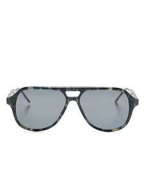 Thom Browne Pilot-frame Sunglasses - Blue