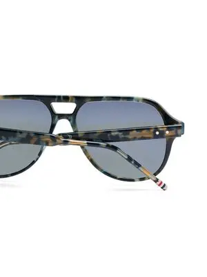 Thom Browne Pilot-frame Sunglasses - Blue