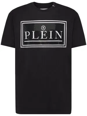 Philipp Plein Printed Round-neck T-shirt - Black