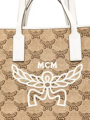 Mcm Medium Himmel Tote Bag
