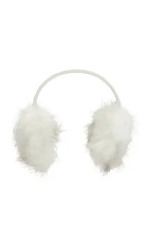 UNREAL FUR Ears Earmuffs - Swiss White