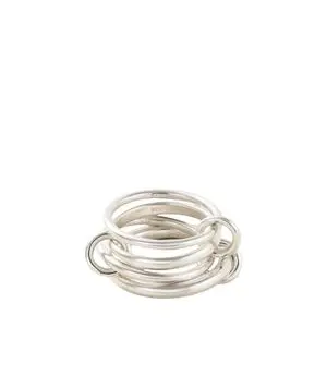 SPINELLI KILCOLLIN Hyacinth Set Of Four Sterling Rings - Silver