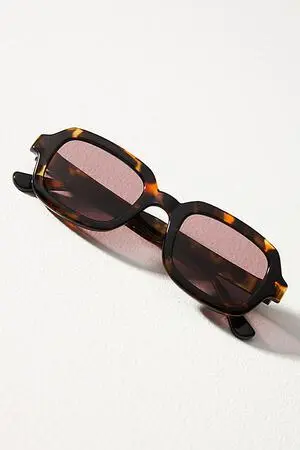 SUNSKI Lago Rectangle Sunglasses - Tortoise