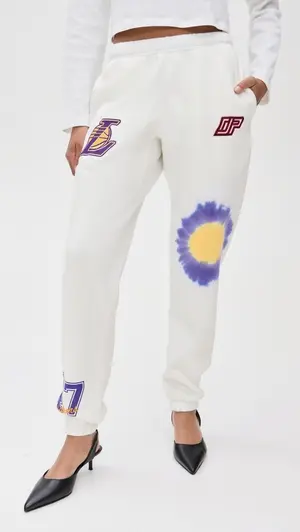 DANNIJOPRO Dannijo Lakers Tie-dye Fleece Sweatpants