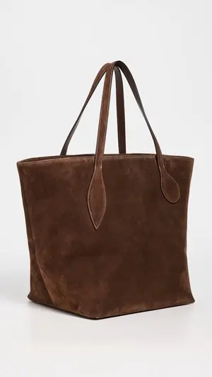 LIFFNER Sprout Suede Tote - Dark Brown