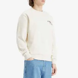A.p.c. Tyler Floral Logo Crew Sweatshirt