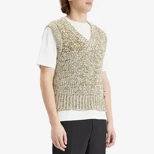 Ami Sleeveless V-neck Sweater