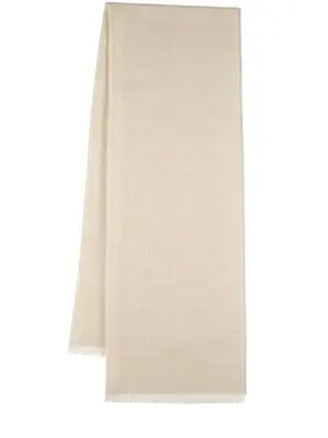 Max Mara Whisky Monogram Jacquard Lurex Scarf - Gold