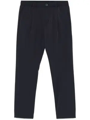 Herno Seersucker Trousers - Blue