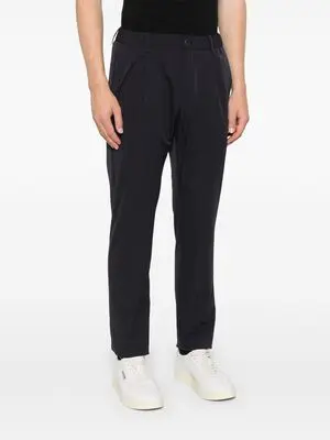 Herno Seersucker Trousers - Blue