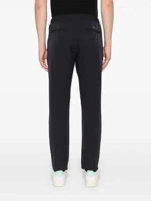 Herno Seersucker Trousers - Blue