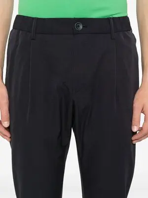 Herno Seersucker Trousers - Blue