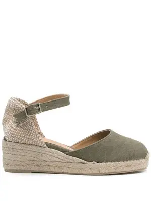 CastaÑer 50mm Carol Espadrilles - Green