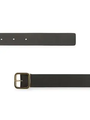 Marsèll Quadra Leather Belt - Black