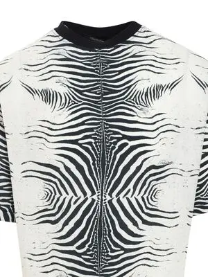 Roberto Cavalli Zebra-print T-shirt