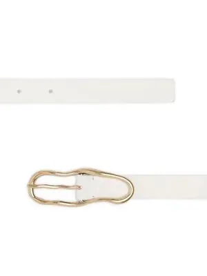 Marsèll Groviglio Leather Belt - White
