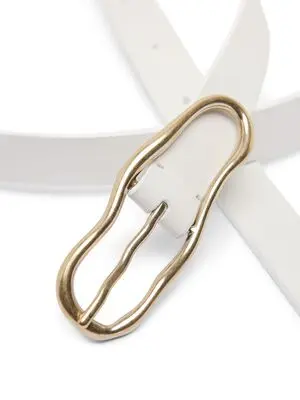 Marsèll Groviglio Leather Belt - White