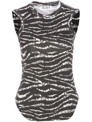 Attico Zebra-print Top