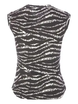 Attico Zebra-print Top