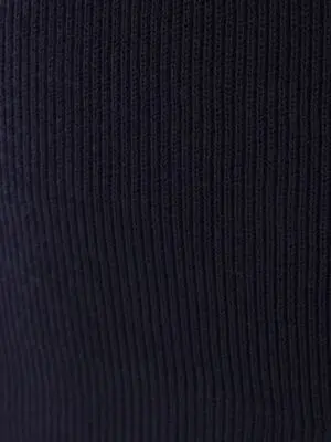 Brunello Cucinelli Ribbed-knit Polo Shirt - Blue