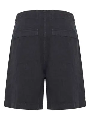 Eleventy Pocketed Linen Shorts