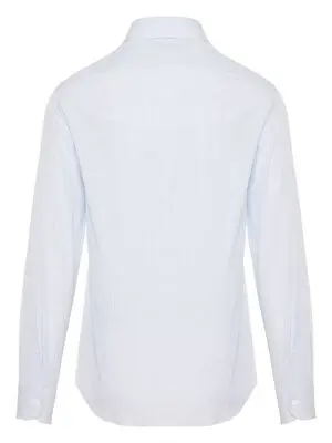Corneliani Striped Button-up Shirt - Blue