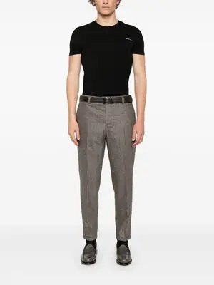 PT TORINO Herringbone-pattern Trousers