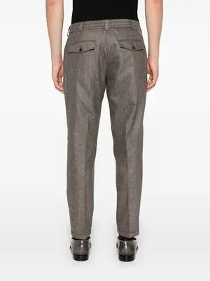 PT TORINO Herringbone-pattern Trousers