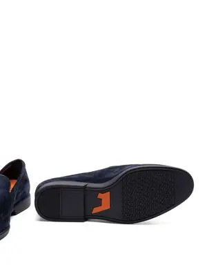 Santoni Suede Loafers - Blue