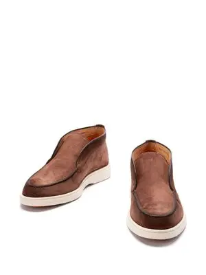 Santoni Suede Boots - Brown